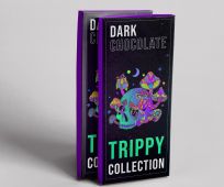 Psychedelic Mushroom Chocolate Bar Packaging, Magic Mushroom Packaging ...