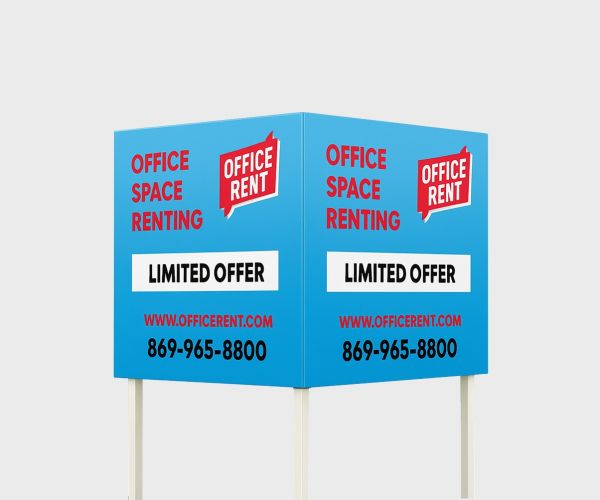 Commercial Real Estate Signs, Large 4x8 Plywood Property Site Sign, MDO ...
