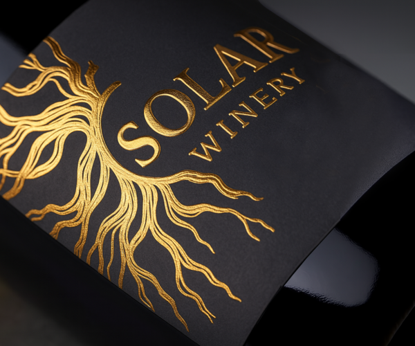 Raised Foil Roll Labels | Custom Roll Labels with Raised Foil | AxiomPrint