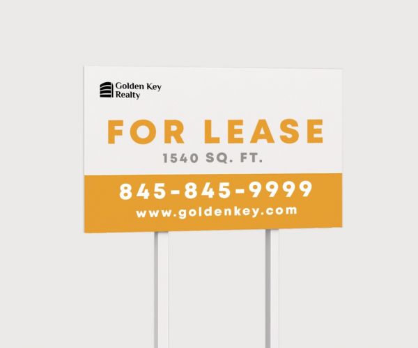 Commercial Real Estate Signs, Large 4x8 Plywood Property Site Sign, MDO ...