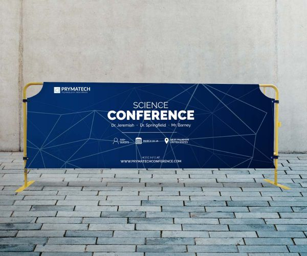 Barricade Covers, Custom Barricade Banner, Barricade Mesh Jacket Sleeve ...