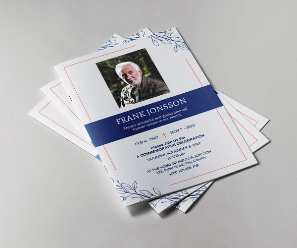 Obituary Printing, Funeral Booklets, Rush Same Day Obituary Printing ...