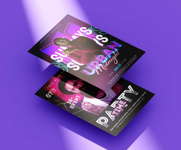 Club Flyer Printing, Rush Clubflyers, Print Custom Night Club Flyer in ...