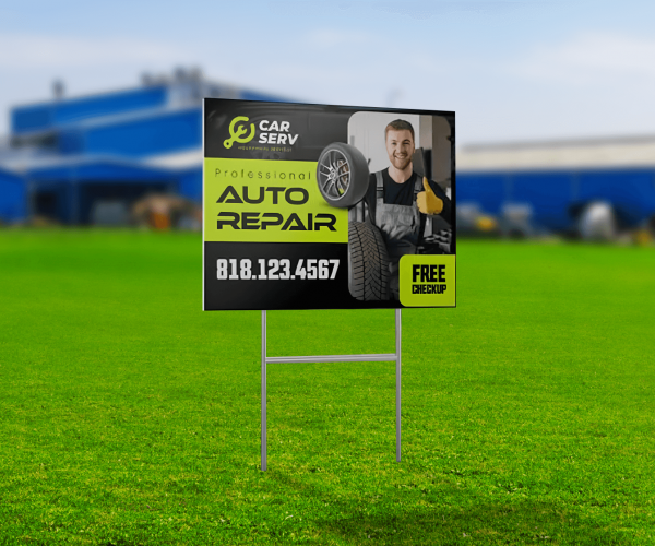 Yard Signs, Custom Yard Signs, Coroplast Lawn Sign Printing