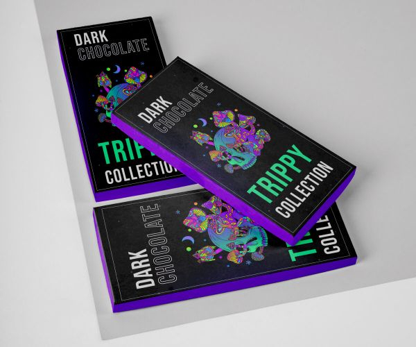Psychedelic Mushroom Chocolate Bar Packaging, Magic Mushroom Packaging ... Psychedelic Mushroom Chocolate Bar Packaging, Magic Mushroom Packaging ...